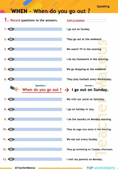 Other: interactive worksheets and online exercises | TopWorksheets