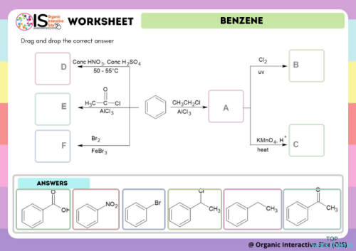 BENZENE COMPOUND. Interactive worksheet | TopWorksheets