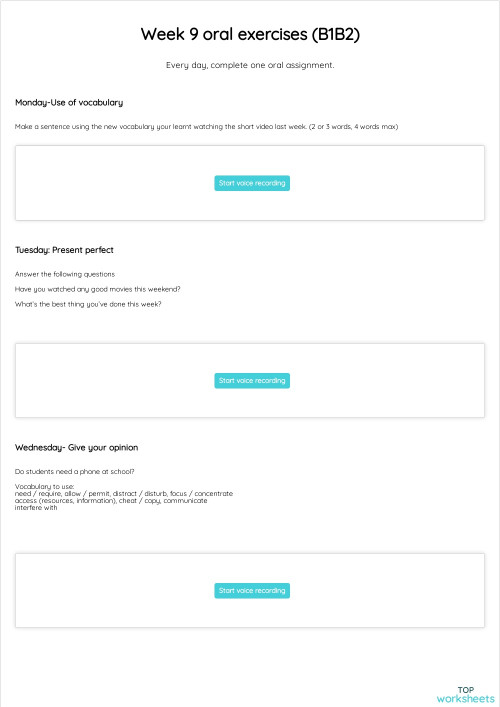Other: interactive worksheets and online exercises | TopWorksheets