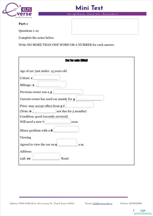 Interactive worksheets and online exercises in english | TopWorksheets