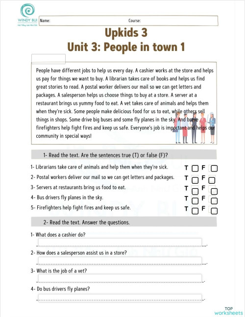Reading Up3 unit 3. Interactive worksheet | TopWorksheets