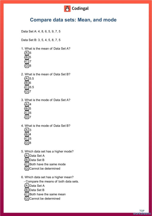 Math: interactive worksheets and online exercises | TopWorksheets