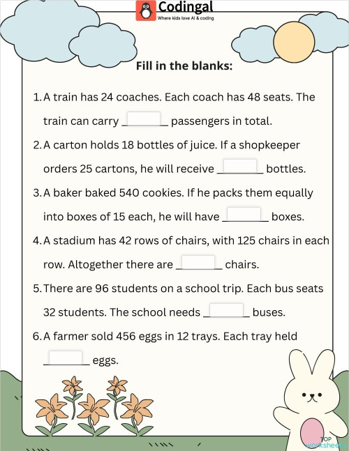 M_G02M10L49_WA02_Multiplication word problems on 2 , 5 and 10 times ...