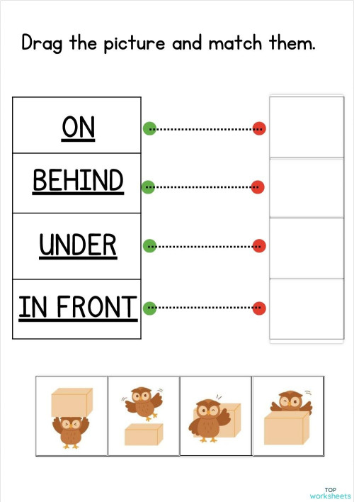 Spatial Concepts. Interactive worksheet | TopWorksheets