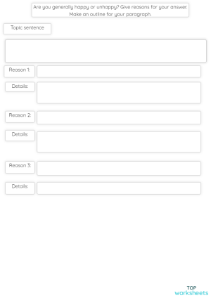 Unit 1 - Making outline. Interactive worksheet | TopWorksheets