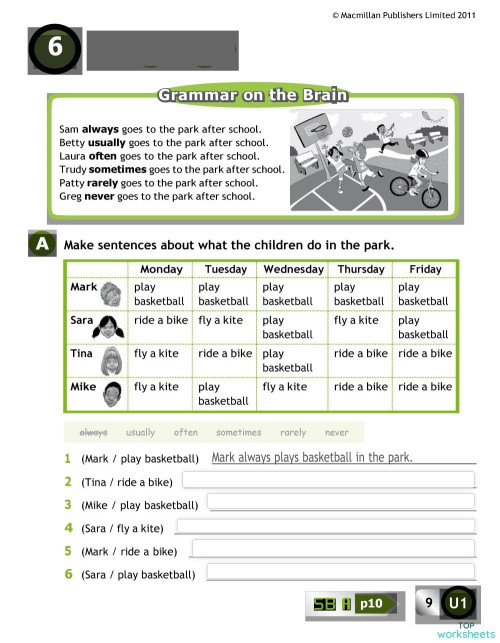 Language Activities Book. Interactive worksheet | TopWorksheets