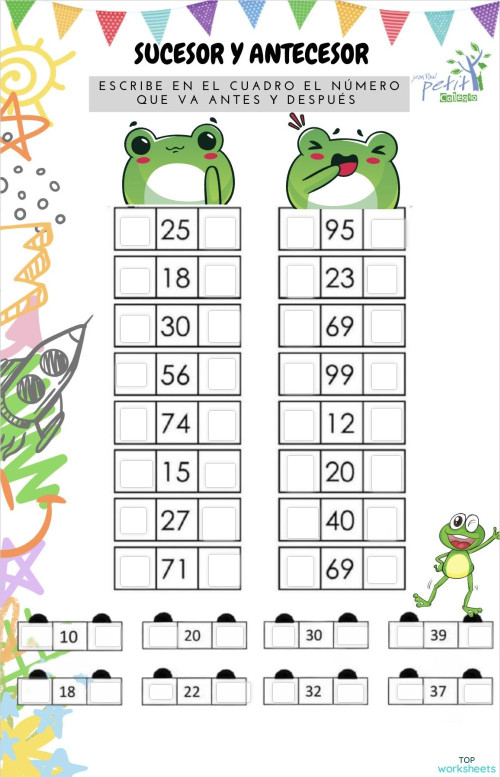 números del 1 al 10. Ficha interactiva | TopWorksheets
