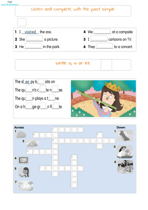 AS2 UNIT 10 PAST AND SOUNDS REVISION. Interactive worksheet | TopWorksheets