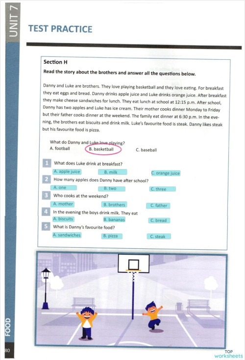 The Little Fir Tree. Interactive worksheet | TopWorksheets