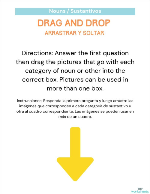 Nouns: interactive worksheets and online exercises | TopWorksheets