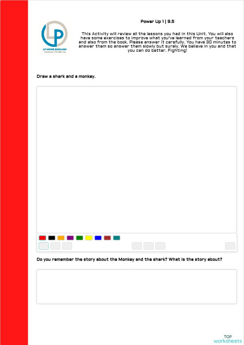 Power Up 1 | 9.5. Interactive worksheet | TopWorksheets