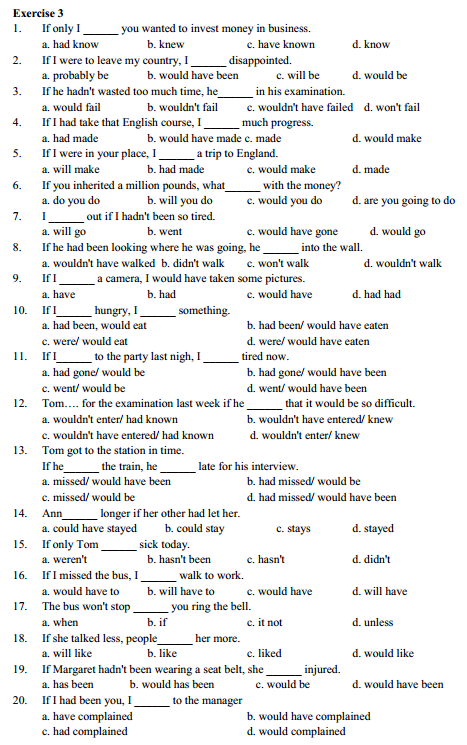 MIXED CONDITIONALS 04. Interactive worksheet | TopWorksheets
