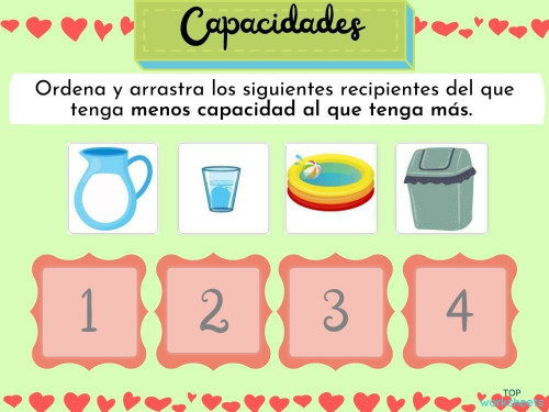 1° Capacidades. Ficha interactiva | TopWorksheets