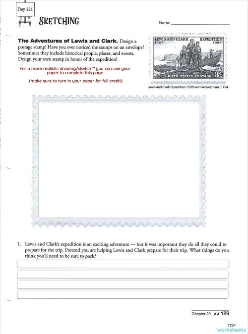 Chapter 20: Pg 189-190 Sketching. Interactive worksheet | TopWorksheets
