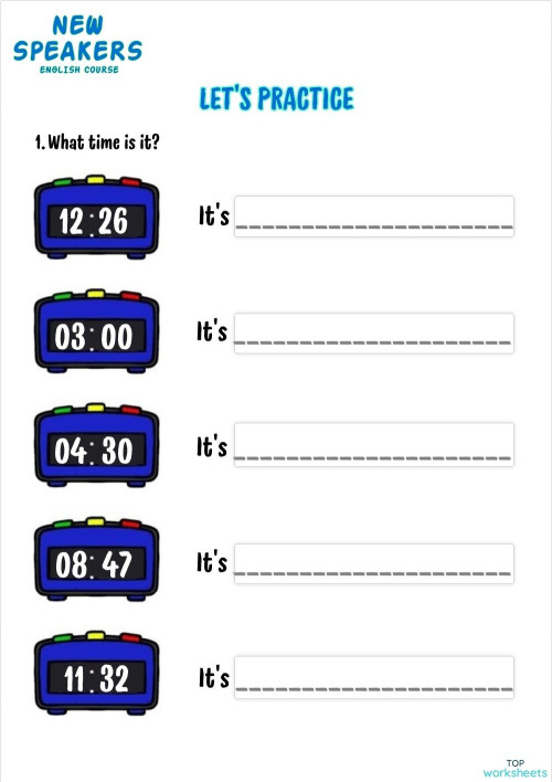 WHAT TIME IS IT? - DAILY ROUTINE. Interactive worksheet | TopWorksheets
