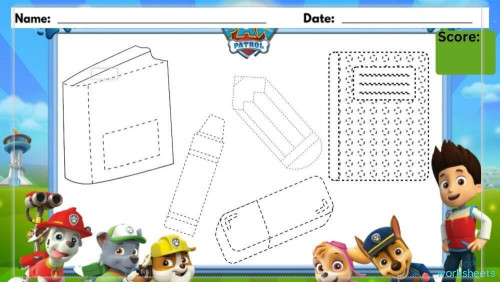 Tracing Object - Worksheet. Interactive worksheet | TopWorksheets