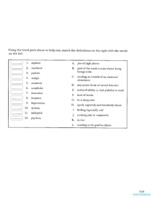Morphemes 1 + 2. Interactive worksheet | TopWorksheets