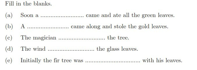 The Little Fir Tree. Interactive worksheet | TopWorksheets