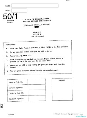 Tahun 6: interactive worksheets and online exercises | TopWorksheets