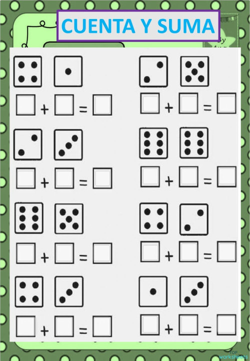 Sumas: fichas interactivas y ejercicios online | TopWorksheets