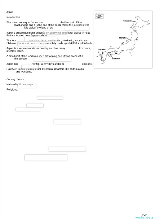 Fabri's homework 2nd part. Interactive worksheet | TopWorksheets
