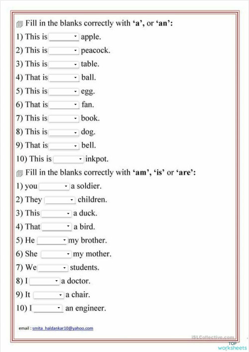 Worksheets. Interactive worksheet | TopWorksheets