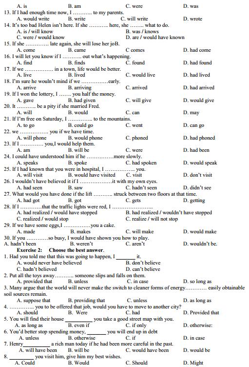 MODULE 21: THỨC GIẢ ĐỊNH - THE SUBJUNCTIVE MOOD. Interactive worksheet ...