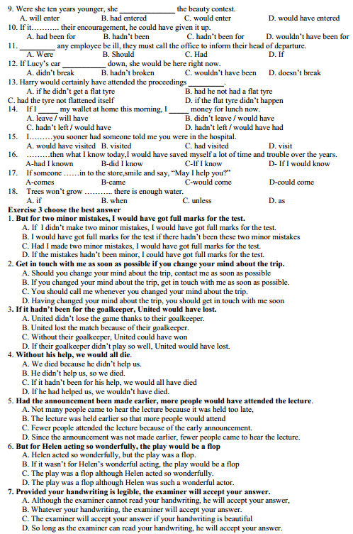 MODULE 21: THỨC GIẢ ĐỊNH - THE SUBJUNCTIVE MOOD. Interactive worksheet ...