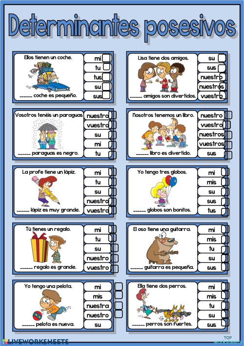DESCRIPCIÓN DE ANIMALES. Ficha interactiva | TopWorksheets