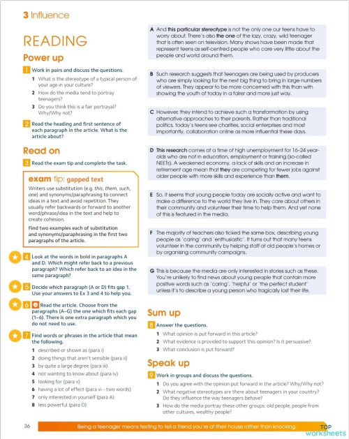 Reading - Marketing and Mind Control - YNNG. Interactive worksheet ...