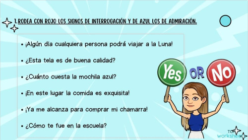 Español: fichas interactivas y ejercicios online | TopWorksheets
