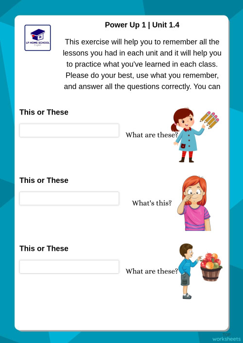 Power Up 1 | Unit 1.4. Interactive worksheet | TopWorksheets