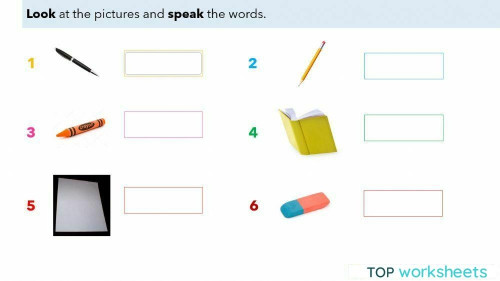 L9 - A31 - Things, Speaking. Interactive worksheet | TopWorksheets
