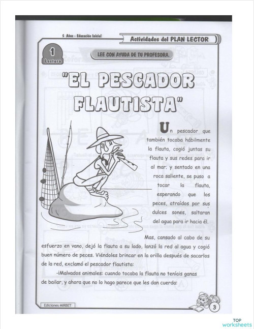 lectura 2do grado de primaria. Ficha interactiva | TopWorksheets