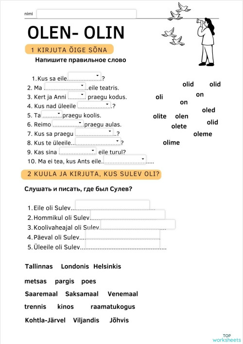 Interchange 5th edition unit 2 page 9. Interactive worksheet ...