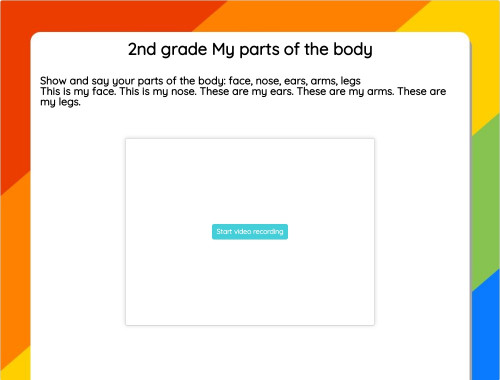 2nd grade My parts of the body. Interactive worksheet | TopWorksheets