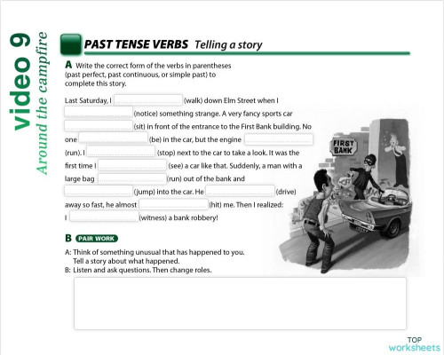 Gapped text - Form 1. Interactive worksheet | TopWorksheets
