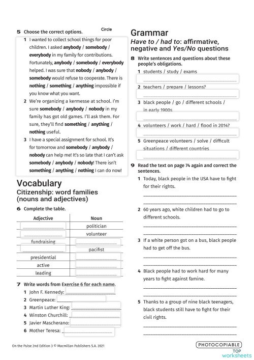 UNIT 6 REVISION 2. Interactive worksheet | TopWorksheets