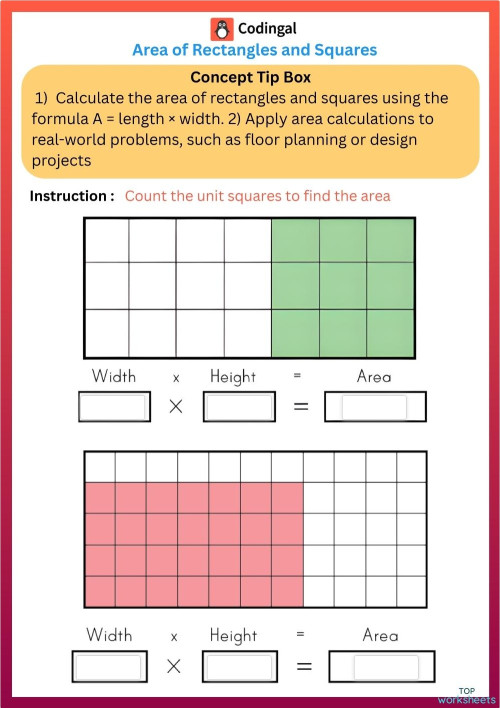 M_G06M11L48_WC01_Area_of_Rectangles_and_Squares_1. Interactive ...