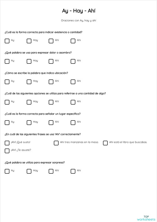 Palabras con nv y nf. Ficha interactiva | TopWorksheets