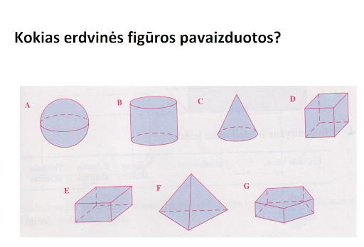 Geometriniai kūnai ir figūros. Interactive worksheet | TopWorksheets