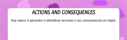 ACTIONS AND CONSEQUENCES. Interactive worksheet | TopWorksheets