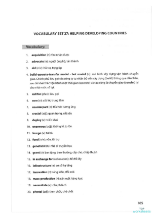 Interactive worksheets and online exercises in vietnamese | TopWorksheets