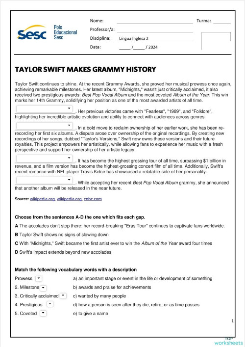 orange reading. Interactive worksheet | TopWorksheets