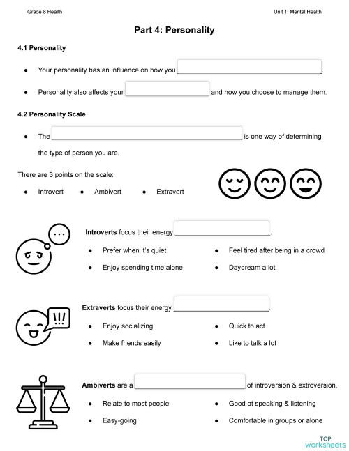 Inside Out Questions. Interactive worksheet | TopWorksheets