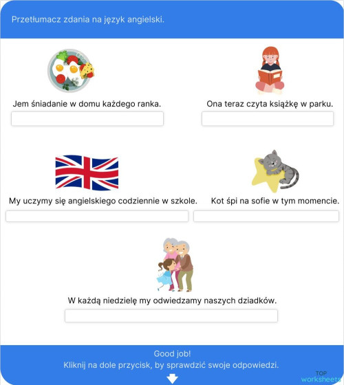 g100 - svo miejsce czas - 2. Interactive worksheet | TopWorksheets