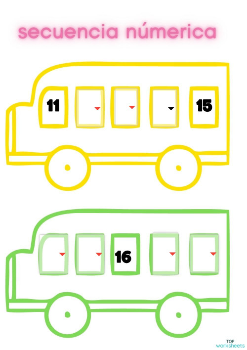 hoja de trabajo del número 18. Ficha interactiva | TopWorksheets