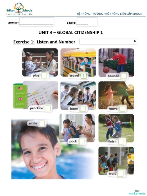 GS2 - Unit 4 - Global Citizenship 1.1. Interactive worksheet ...