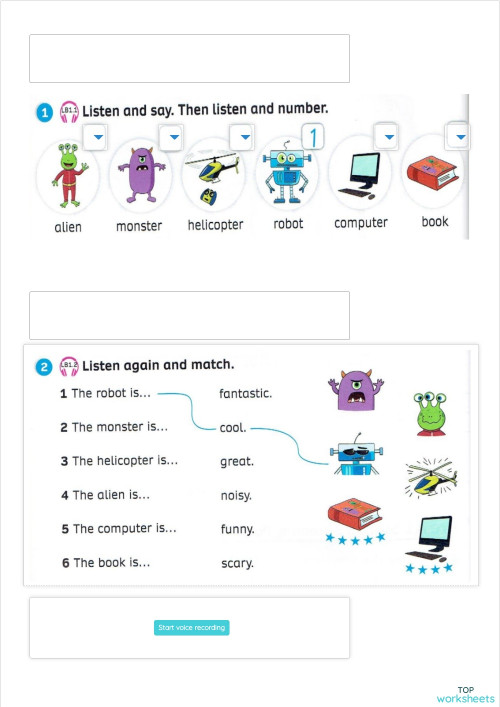 TEAM TOGETHER 1 - LANGUAGE BOOSTER 1. Interactive worksheet | TopWorksheets