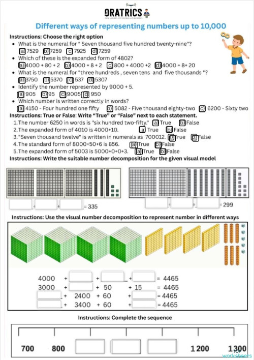 Math: interactive worksheets and online exercises | TopWorksheets